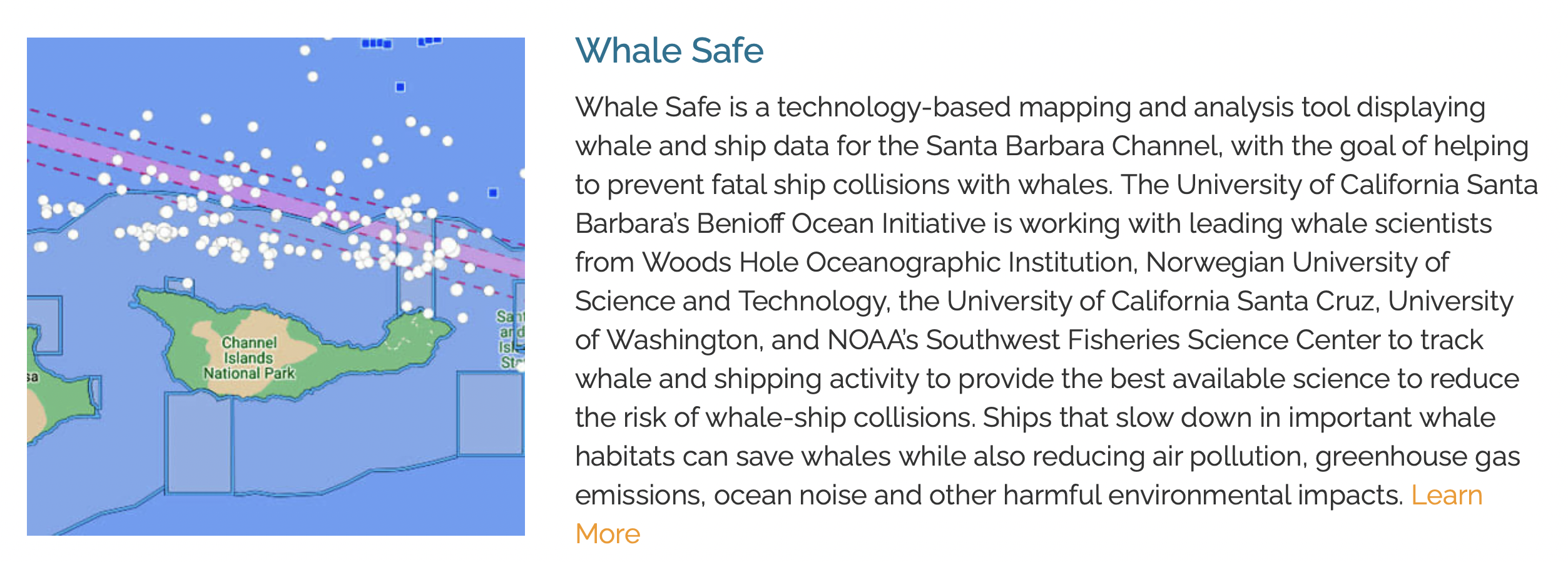 Santa Barbara Channel Whale Heritage Area - Wildlife Heritage Areas